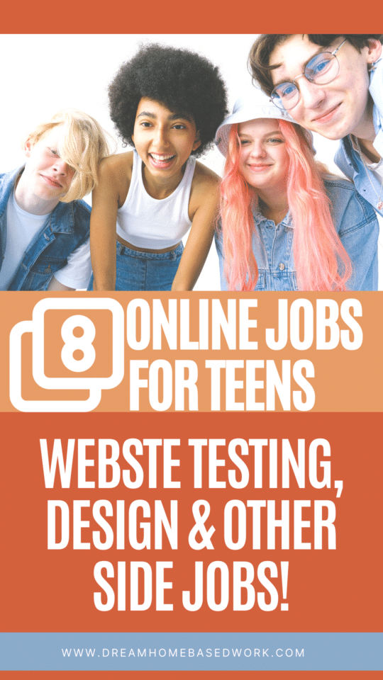 8 Online Side Jobs at Home for Teenagers (16+) – Dream Home Based Work